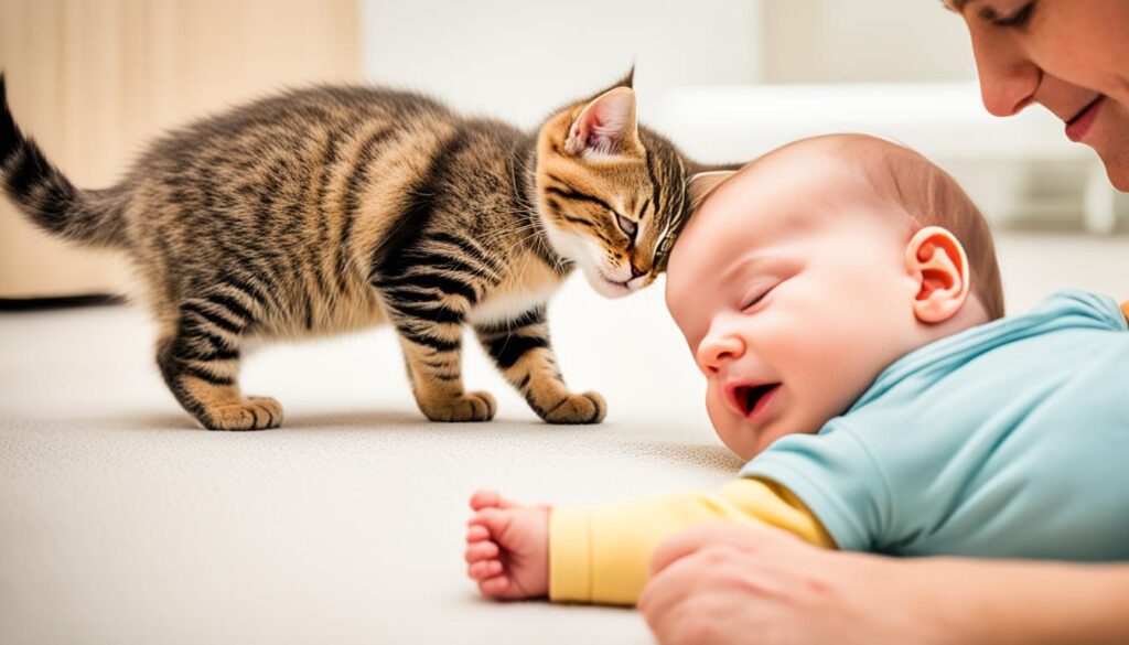 Cat Adjustment Tips for New Babies at Home - PawKitty
